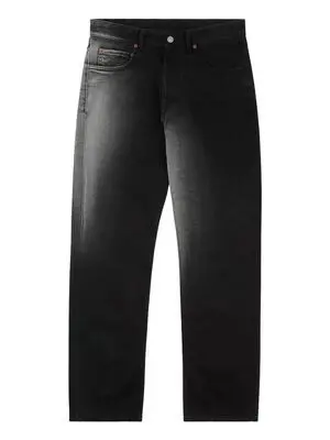 MAISON MARGIELA Cotton Straight Leg Jeans - Black