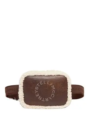 Stella McCartney Logo Plush-lined Fanny Pack - Espresso