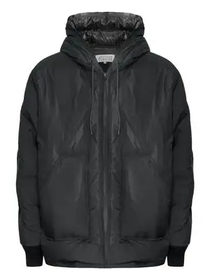 MAISON MARGIELA Hooded Padded Jacket - Black