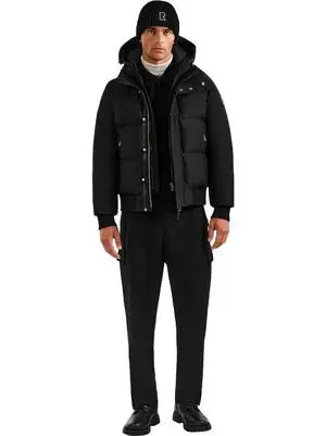Rudsak Quilted Down Bomber Jacket - Black
