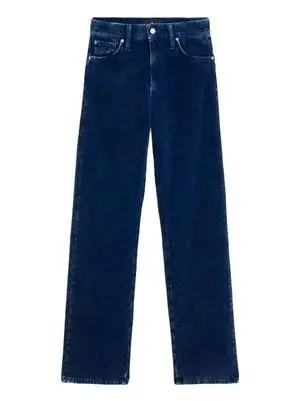7 For All Mankind Corduroy Tess Trouser - Red