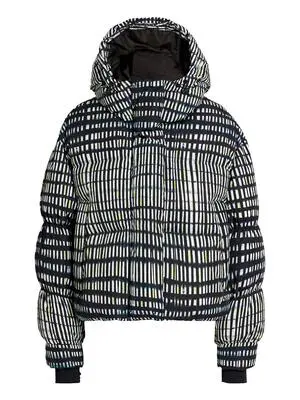 Cordova Aomori Printed Down Ski Jacket - Black