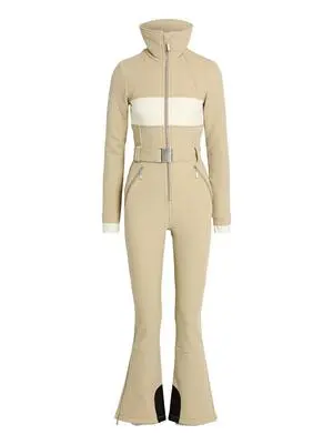 Cordova Fora Belted Stretchshell Ski Suit Beige