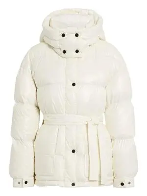 Perfect Moment Maya Quilted Hooded Down Ski Jacket - Off-white