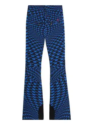 PERFECT MOMENT Aurora Printed Softshell Flared Ski Pants