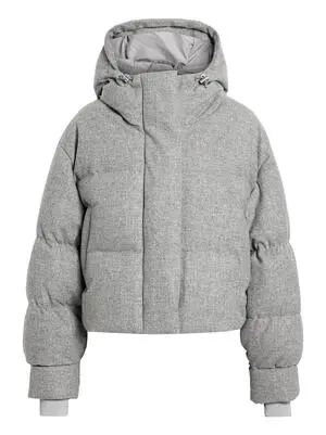Cordova Aomori Quilted Wool-blend Down Ski Jacket - Light Gray