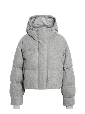 Cordova Aomori Quilted Wool-blend Down Ski Jacket - Light Gray