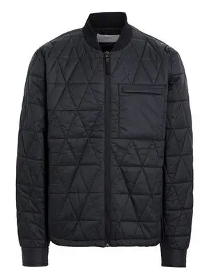 Aztech Mountain Corkscrew Quilted Padded Shell Jacket - Black