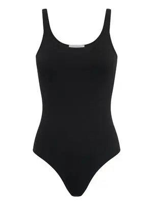 Gabriela Hearst Silk Anjea Knit Bodysuit - Black