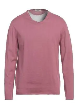 Crossley Cotton V-neck Sweater - Pink