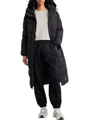 Alpha Industries Sierra Gen Ii Quilted Hooded Parka Coat - Black