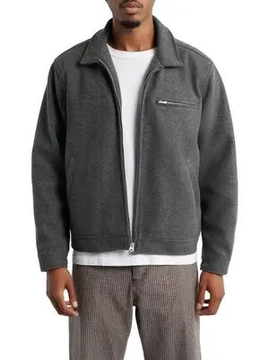 Obey Lenox Jacket - Dark Grey Melange