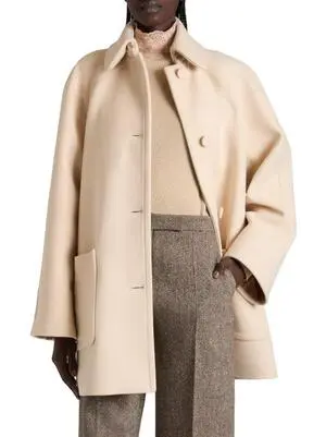 Valentino Garavani Double-face Virgin Wool Coat - Beige