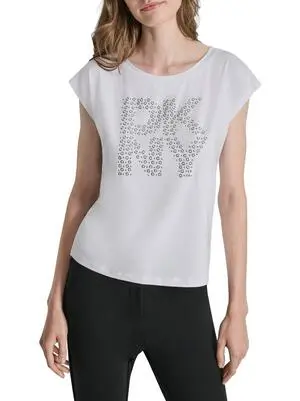 Dkny Logo T-shirt - White