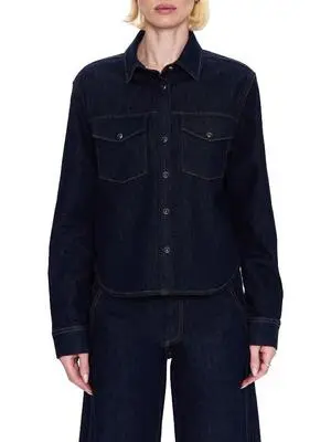 PISTOLA Thea Denim Shirt Jacket - Nightfall