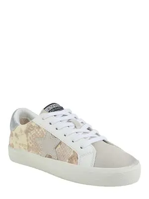 Vintage Havana Kate Snake Embossed Sneakers - Blush/grey Snake Multi