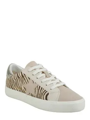 Vintage Havana Kate Snake Embossed Sneakers - Brown/grey Zebra