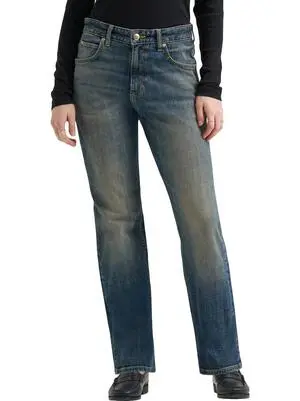 LEEM Rider Classic High Waist Straight Leg Jeans - Take The Risk
