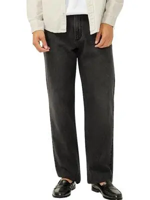 SILVER JEANS CO. Relaxed Straight Leg Jeans - Onyx