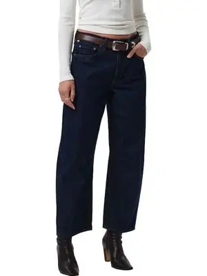Citizens Of Humanity Miro High-Waist Ankle Relaxed Barrel Jeans Amherst Dark Indigo