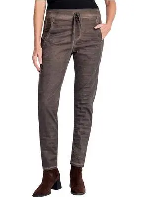 Alembika Washed Iconic Stretch Full-length Jeans - Brown
