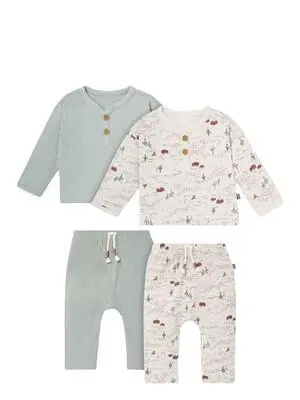 MODERN MOMENTS™ BY GERBER Henley Top And Pants Set - Buffalo Desert