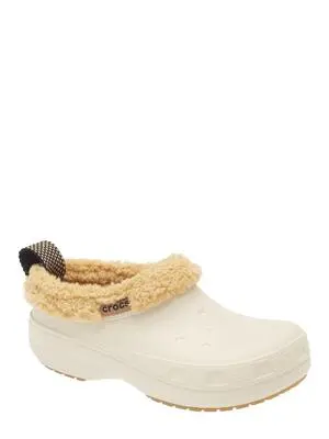CROCS Classic Fleece Lined Clog - Sandstone