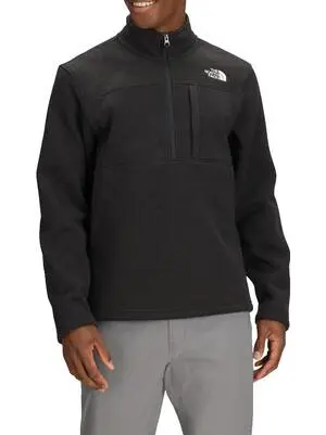 The North Face Gordon Lyons Half Zip Fleece Pullover - Tnf Black Heather
