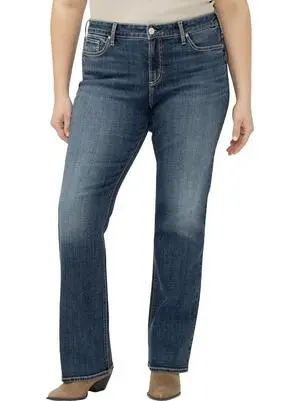 SILVER JEANS CO. Elyse Mid-rise Bootcut Jeans - Hyde Park