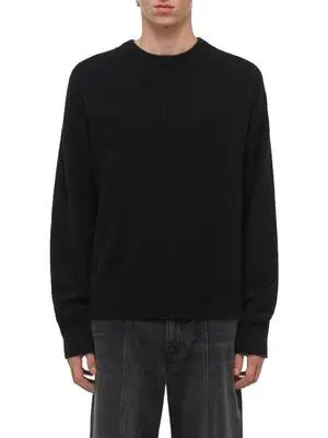 Helmut Lang Brushed Wool & Cashmere Sweater - Black