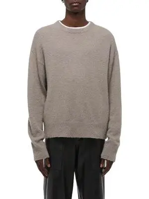 Helmut Lang Brushed Wool & Cashmere Sweater - Fog