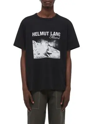 Helmut Lang Skier Graphic T-shirt - Black