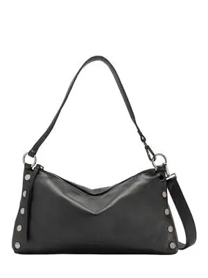 HAMMITT Kyle Medium Shoulder Bag - Black/gunmetal