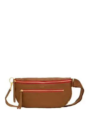 HAMMITT Charles Large Crossbody Bag Mahogany/brushed Gold