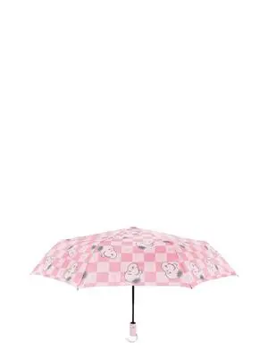 PEANUTS Checker Umbrella - Pink