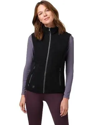 MOBILE WARMING Trek Heated Fleece Vest - Black