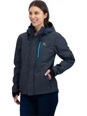 MOBILE WARMING Adventure Waterproof Heated Jacket - Heather Grey