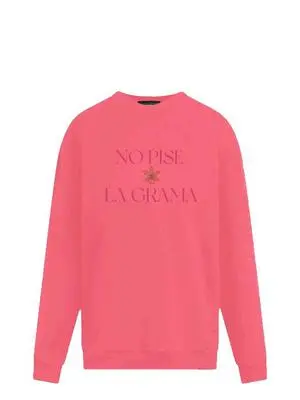 NO PISE LA GRAMA Salty Flower Sweatshirt - Pink