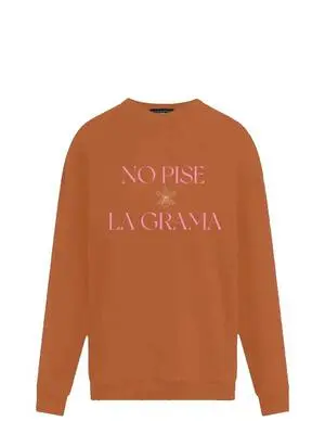 NO PISE LA GRAMA Salty Flower Sweatshirt - Terracota