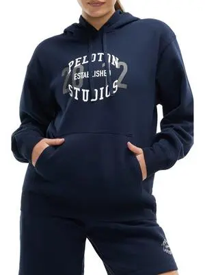 PELOTON Fleece Hoodie Deep Navy