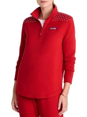 Vineyard Vines Dreamcloth Relaxed Shep Shirt - Red Velvet