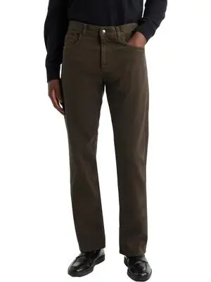 Canali Regular-fit Stretch Denim Jeans - Brown