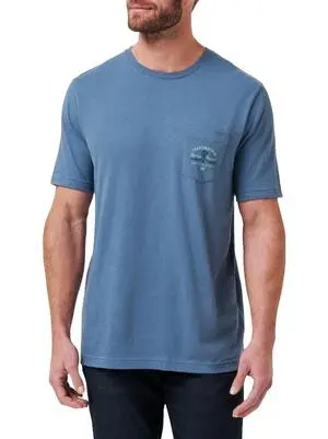 Travis Mathew Chianti Graphic T-shirt - Bering Sea