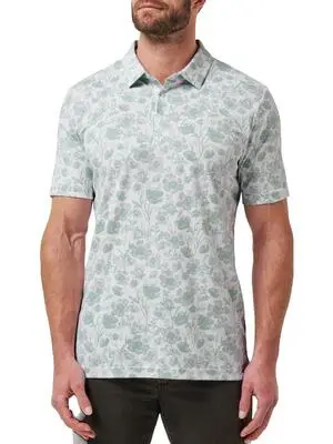 Travis Mathew Been Abroad Cotton Blend Polo - White