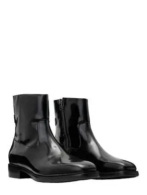ALLSAINTS Milton Ankle Boot - Black Shine