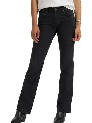 Wrangler Wrancher Mid-rise Bootcut Jeans - Ghostly Granite