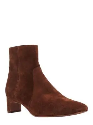 Aquatalia Siela Weatherproof Bootie - Brandy Suede