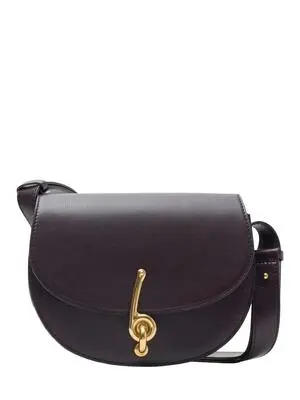 Burberry Small Bridle Logo Leather Crossbody Bag - Rubus