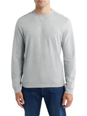 Johnnie-o Stones Crewneck Sweatshirt - Light Gray