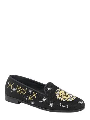 BYPAIGE Celestial Zodiac Needlepoint Loafer